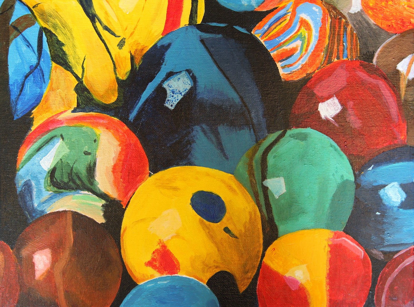 HCHS ART: Painting 2014: Rhythm and Repetition Paintings