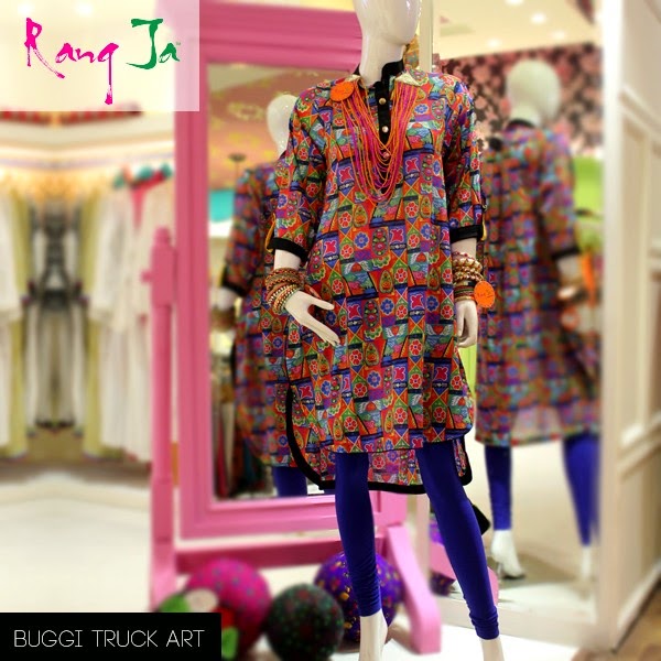 Rang Ja Neon Nation Summer Collection 2014 | Embroidered Pakistani ...