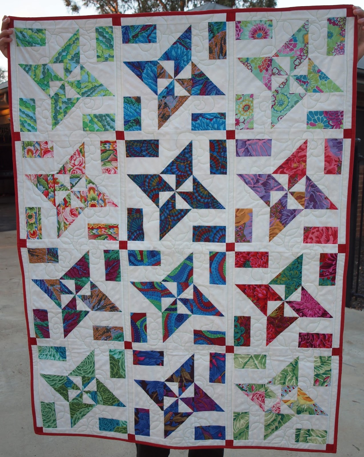 Made by Andrea: Disappearing Pinwheel