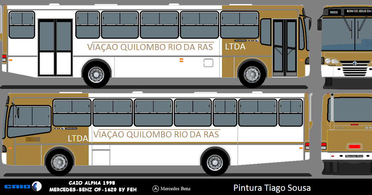 Caio Alpha Rio da Ras | DESENHO ONIBUS BRASIL