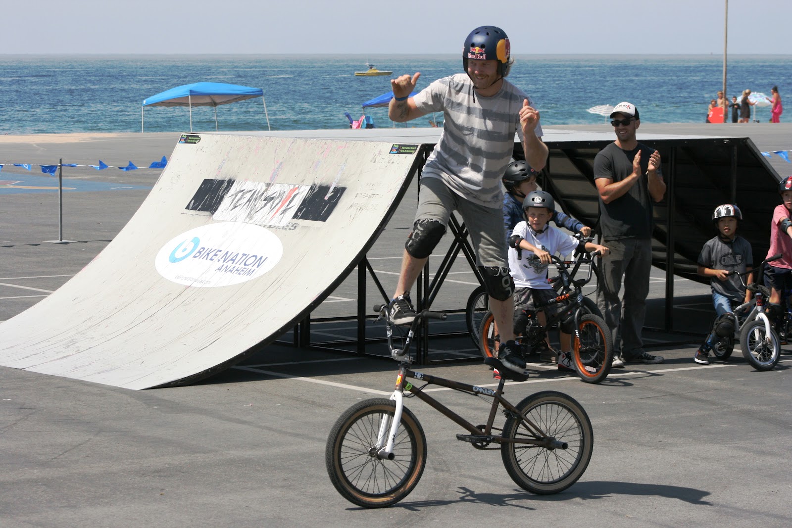 ciao! newport beach: BMX riding at the beach