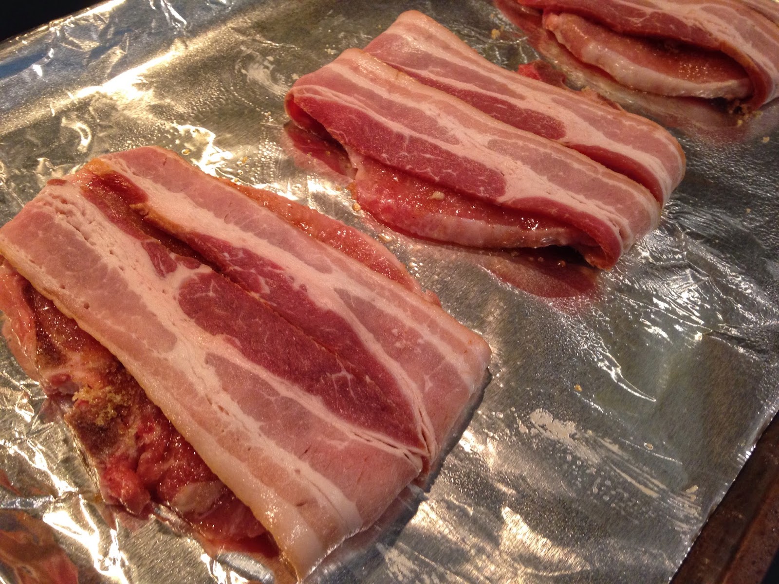 Beyond-my-thoughts: Bacon Wrapped Pork Chops.