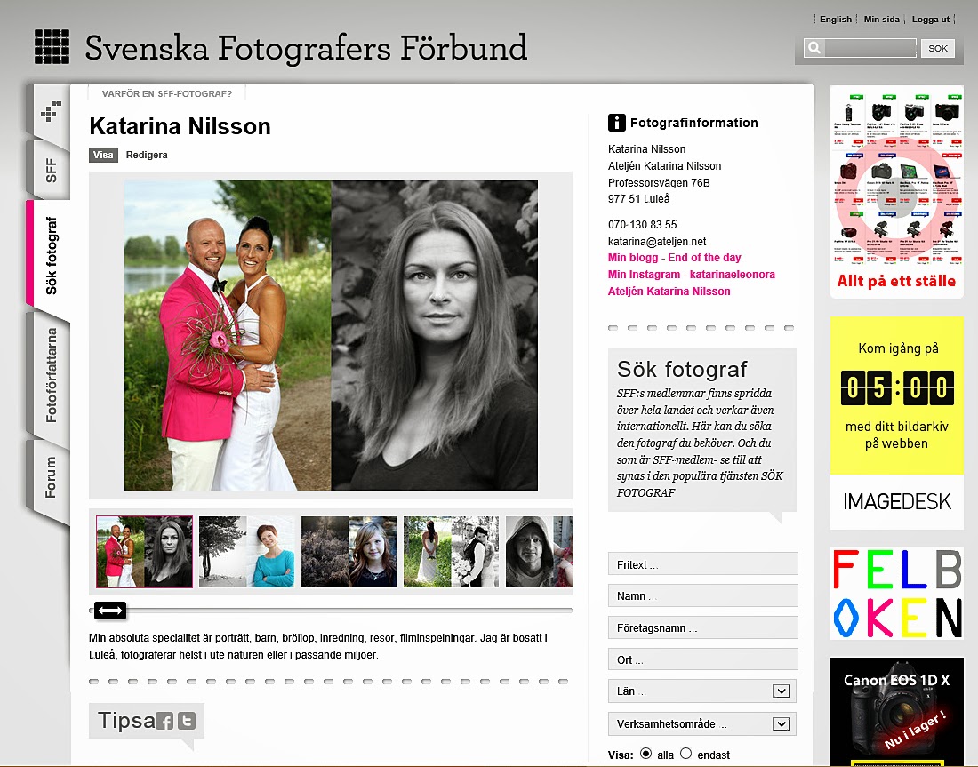 end of the day: SFF-Svenska Fotografers Förbund