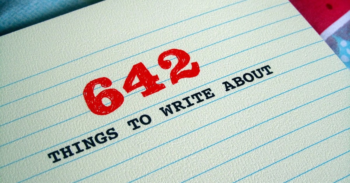 642 Things To Write About Book Review | Polka Spots and Freckle Dots