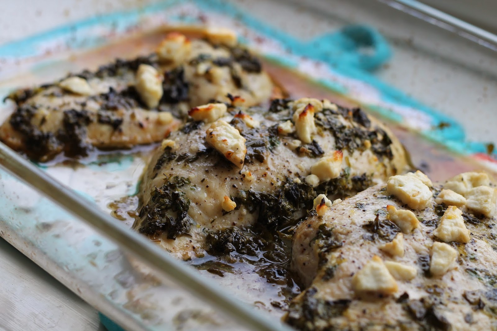 Young And Entertaining Greek Chicken With Feta