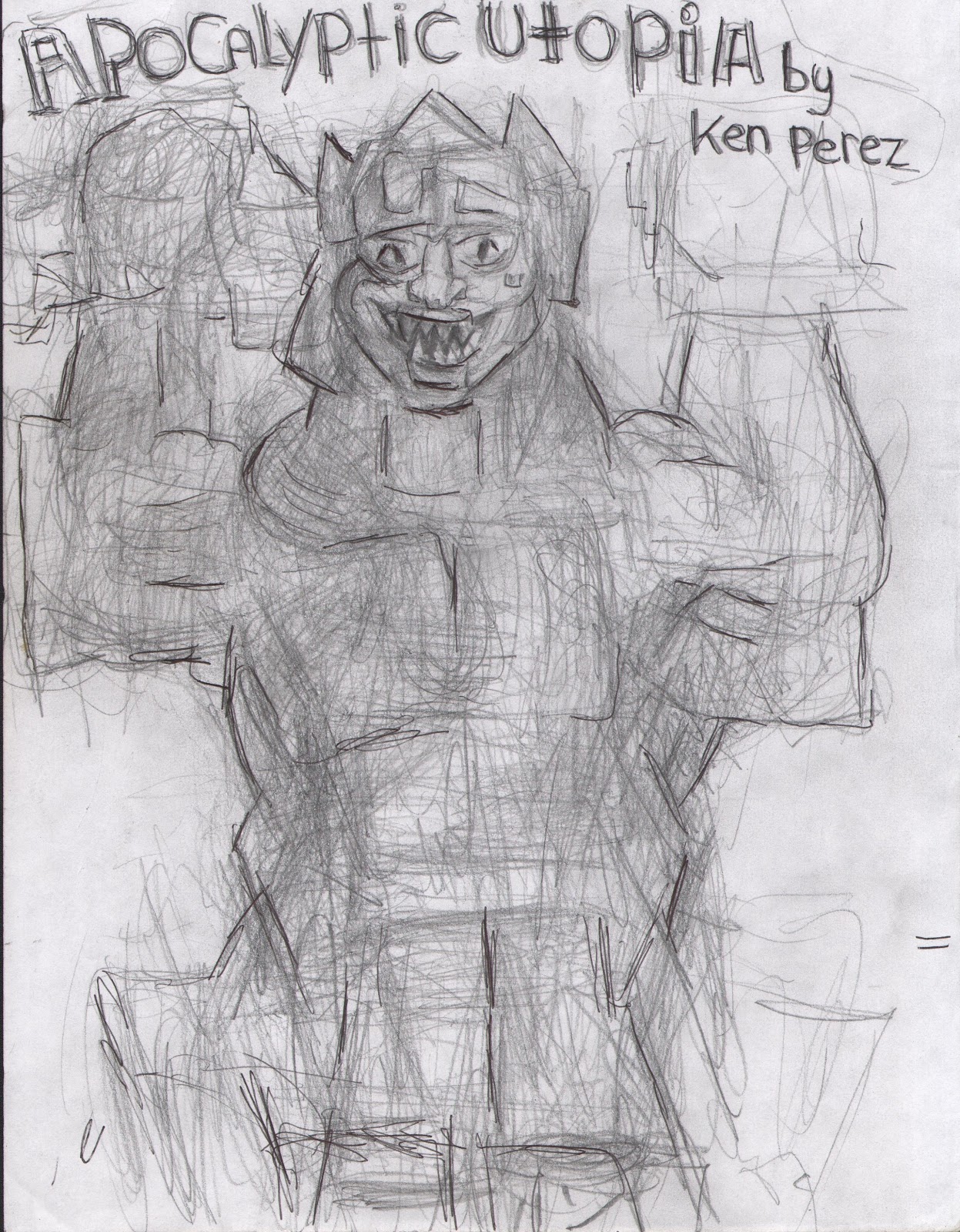 Ken Perez fantasy art and literature: graphic novel 3, Apocalyptic Utopia