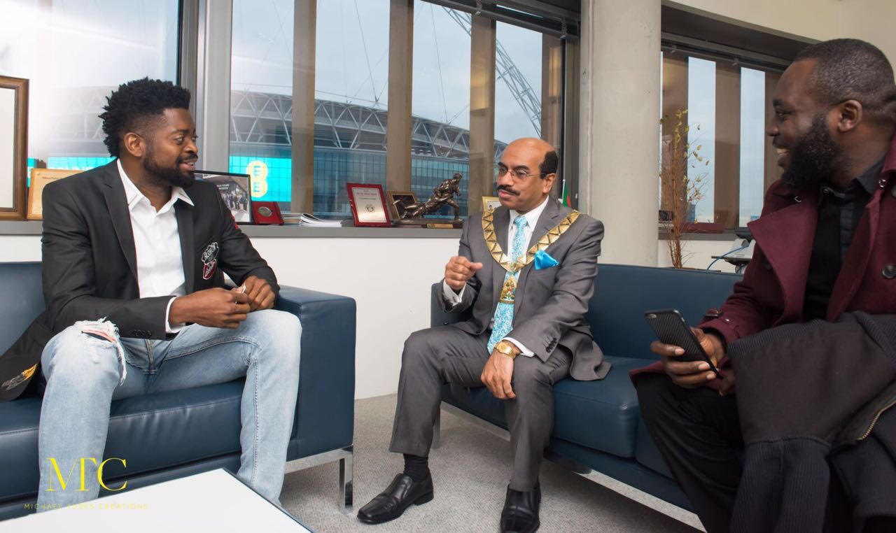 Basketmouth meets the Mayor of Brent, London