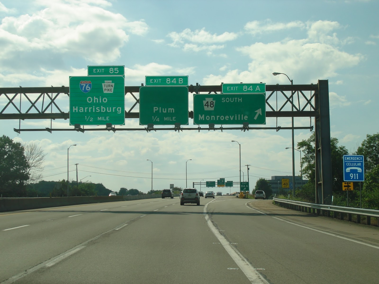 Luke's Signs: Interstate 376 - Pittsburgh, Pennsylvania (Squirrel Hill ...