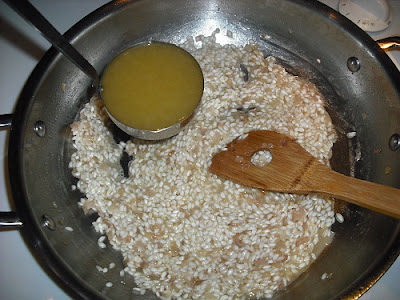 Culinary Alchemy: Delicious Risotto, Literally - Golden Delicious Risotto