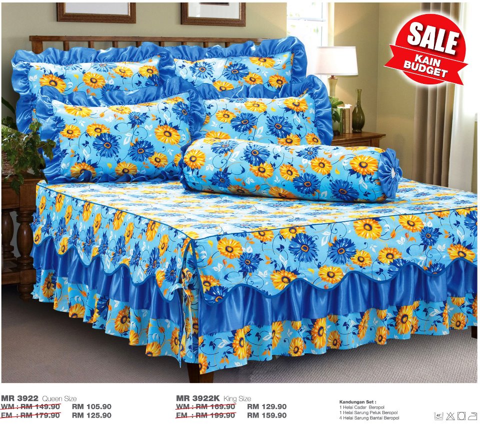 Kedai Cadar Ummi: SET CADAR ROPOL (king/Queen)--Jenama tempatan Augy&Oli