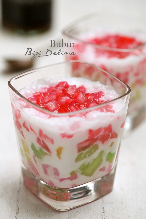 Bubur Biji Delima - masam manis