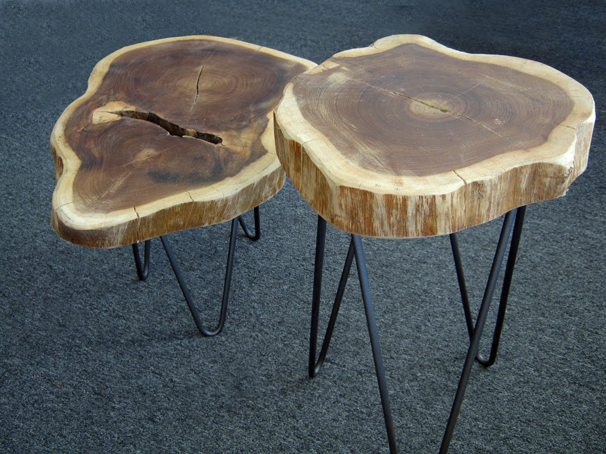 Beautiful Slab Wood Tables