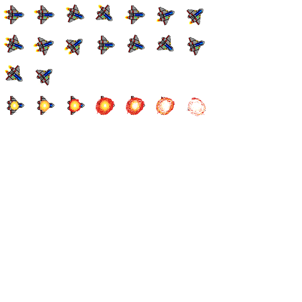 Space Sprite Sheet