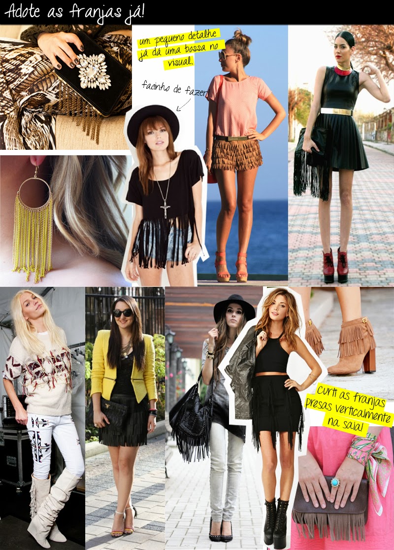 Handmade Club: Franjas, muitas franjas!!!!!
