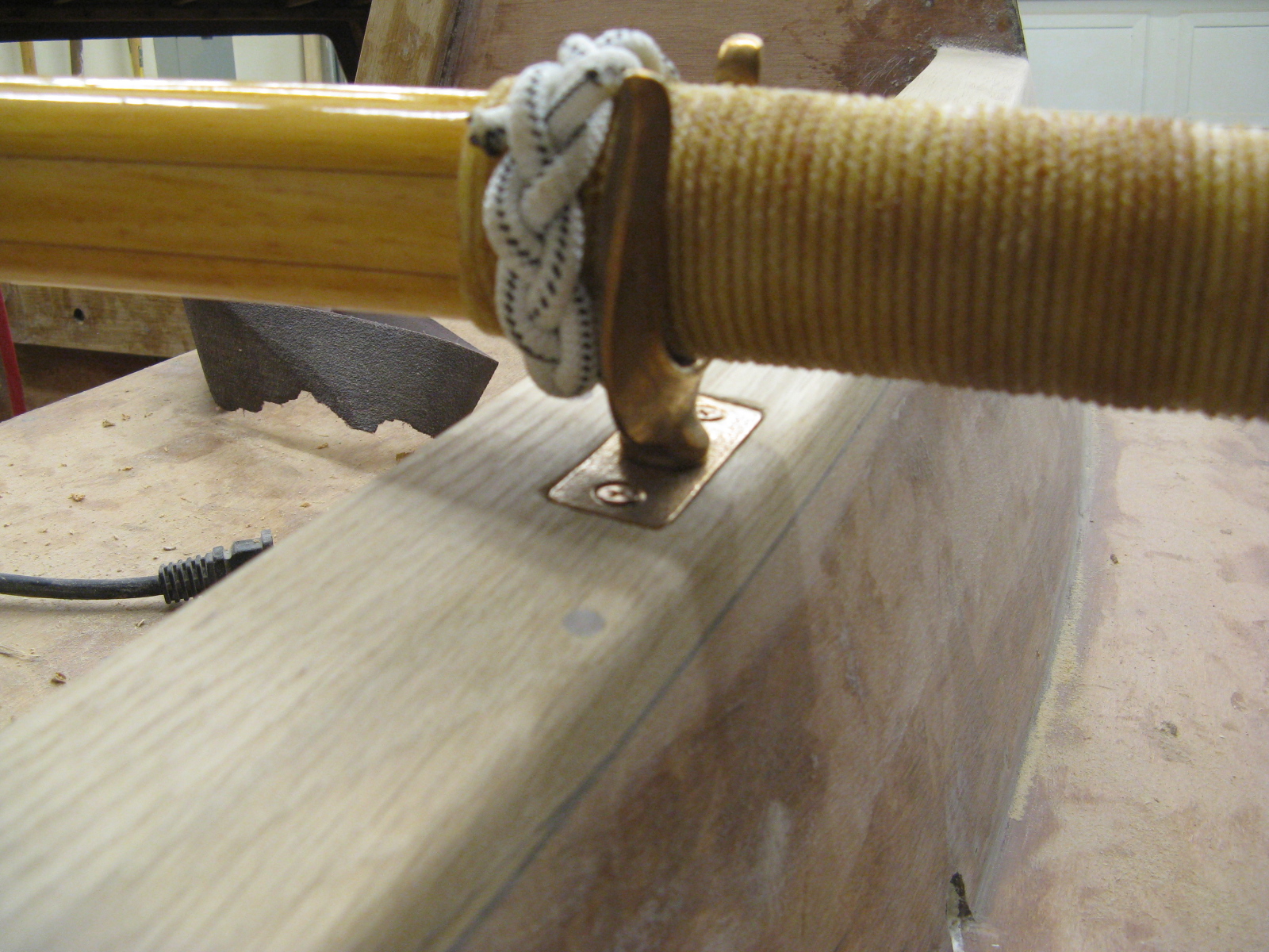 Hartley TS14 Construction: Coamings and Oarlocks