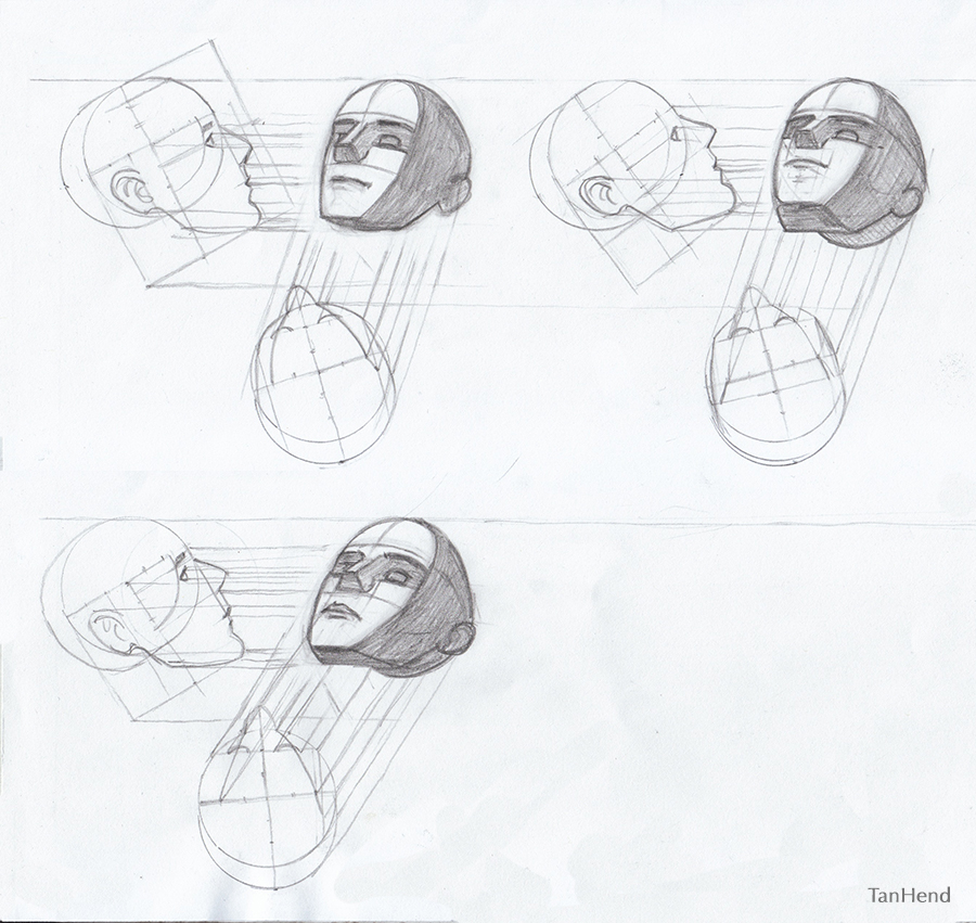 Draw Speak: Angled Projection Head Practice