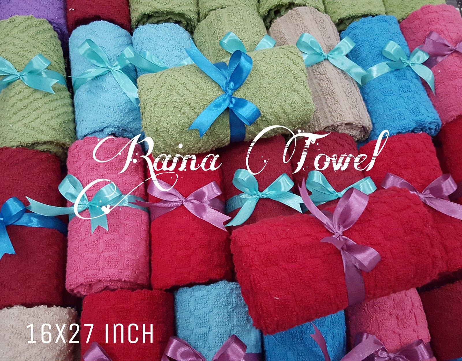 Tempahan cenderahati tuala murah