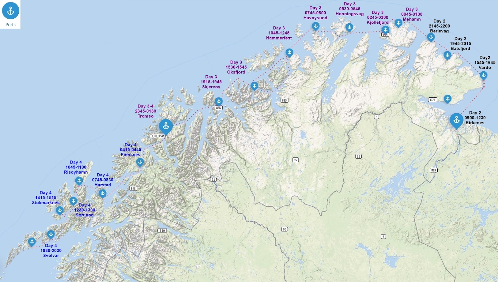 駕世遊: 【絕色挪威~郵輪之旅及自駕遊】行程篇