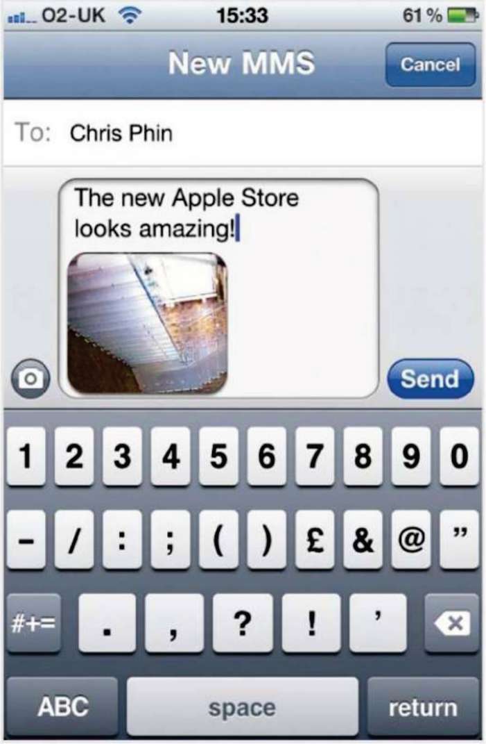 IPone 4 - Sending and receiving texts | tablet iphone ipad