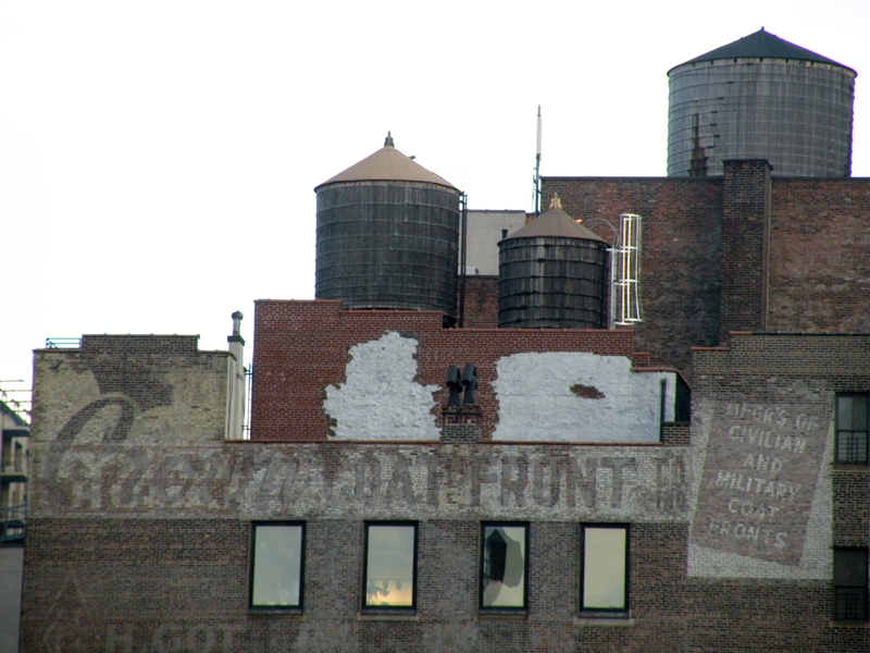 Steve Bryant's Picture of the Day: Water Towers and old painted sign