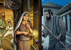 The Bible illustration blog: Acts 12 - Peter's Escape.