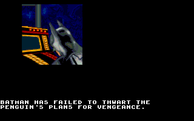 DC in the 80s: Reviewing the Batman Returns computer game (DOS)