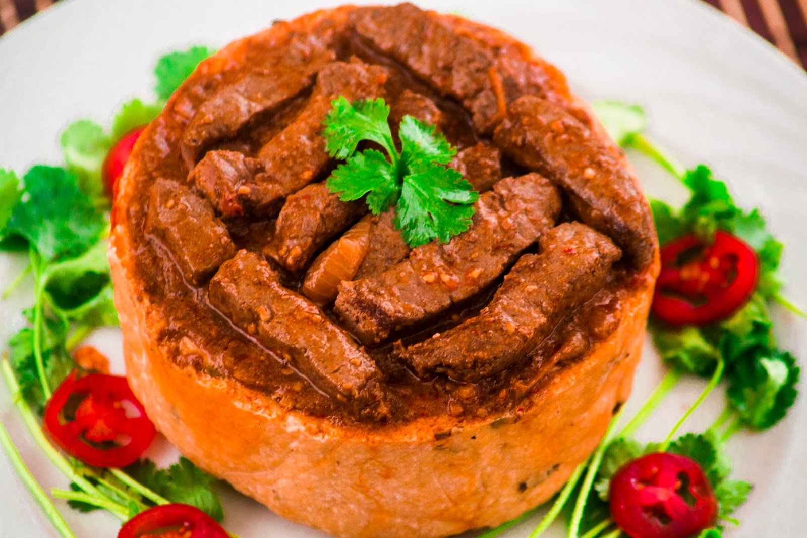 AfricanistaFab: Savory Jeqe( Steam Bread) with Peri Peri Beef Livers