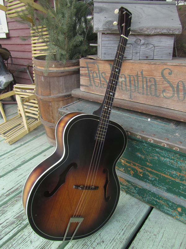 c.1955 Harmony H1215T Archtop Tenor Guitar