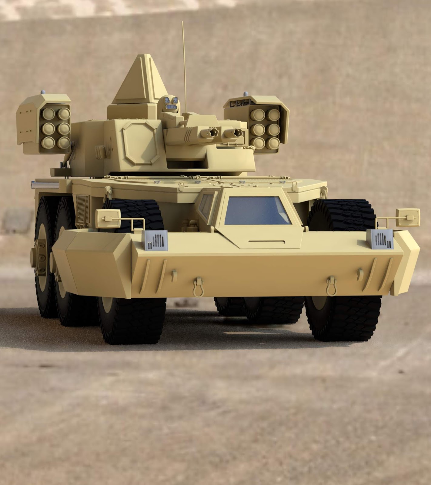 Futuristic SPAAG concept