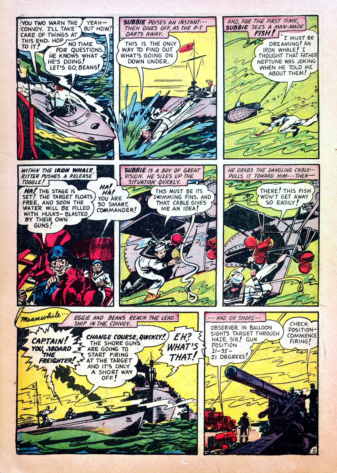 Four-Color Shadows: Subbie-Kid Komics-1942