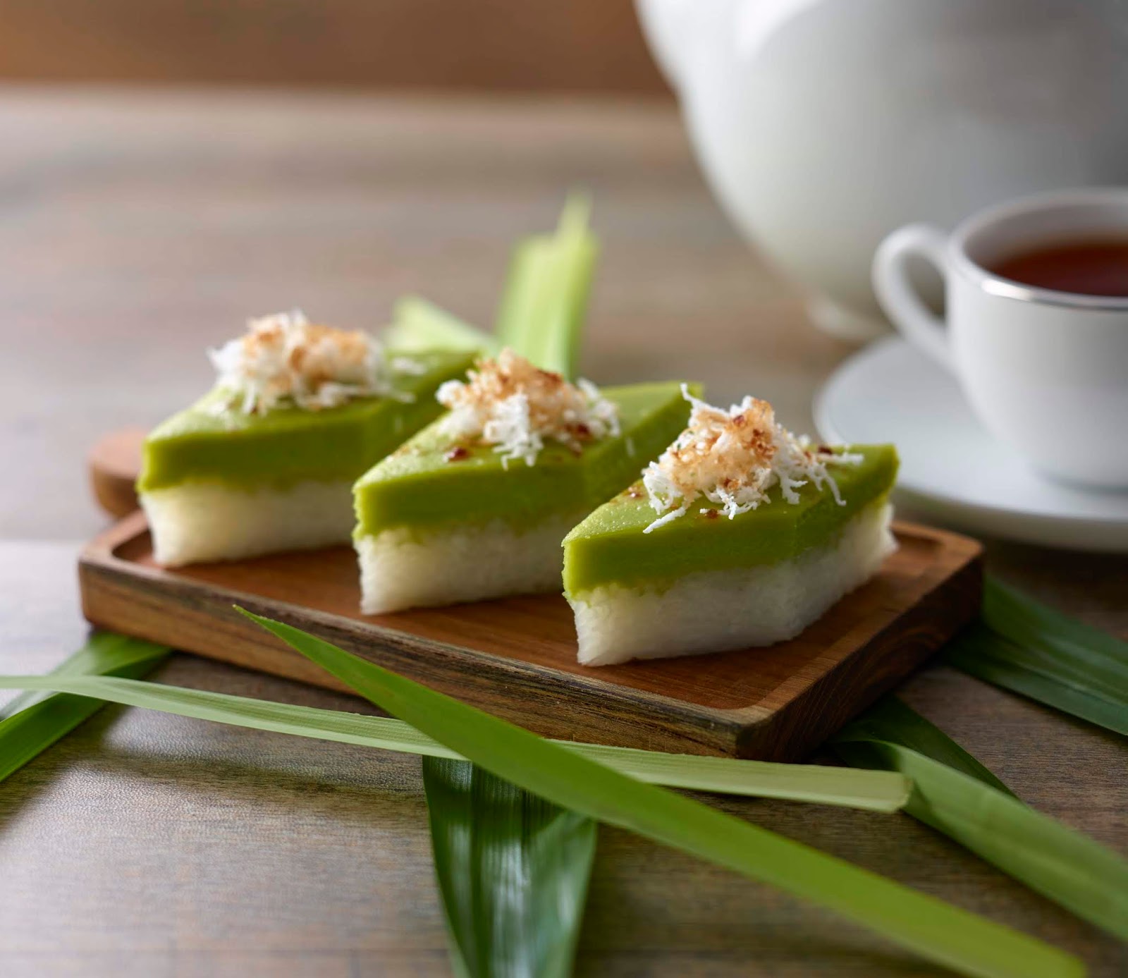Resepi Kuih Seri Muka Daun Pandan