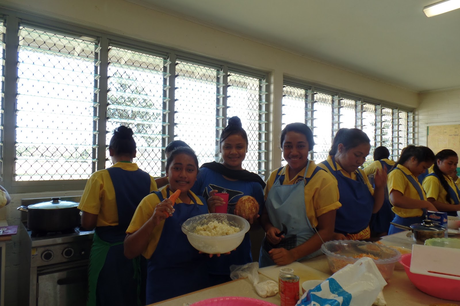 Mission to Samoa: This is what cooking at Pesega LDS Church College
