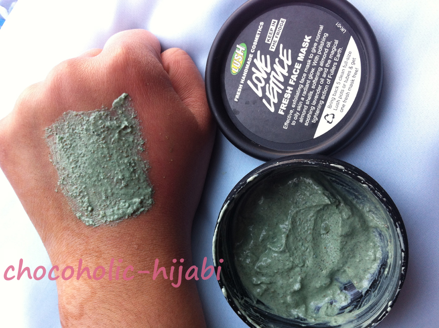 Lush Fresh Face Mask Love Lettuce [review] | Chocoholic Hijabi