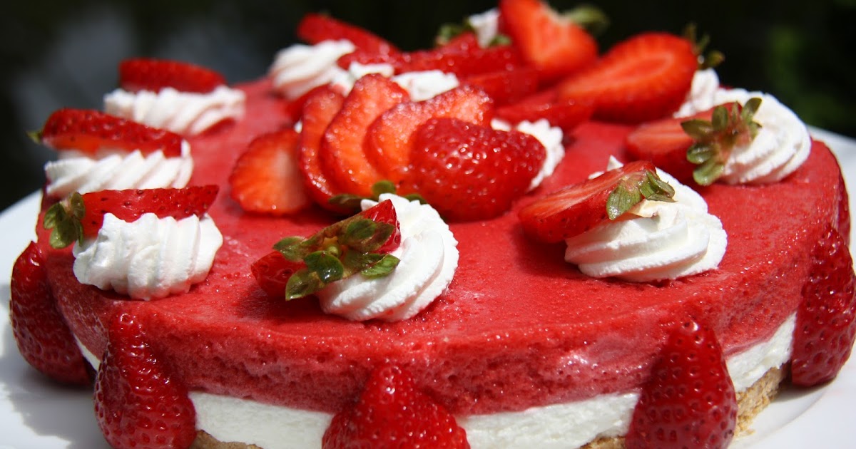 Receitas de Portugal: Cheesecake de Morangos