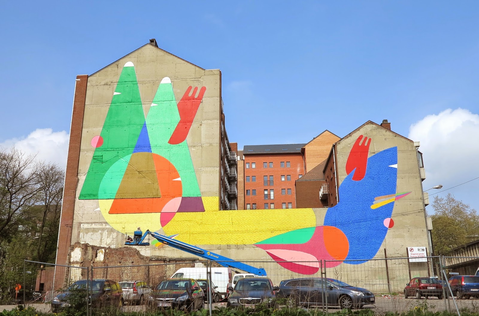 Sixe Paredes New Mural For Asphalt – Charleroi, Belgium – StreetArtNews