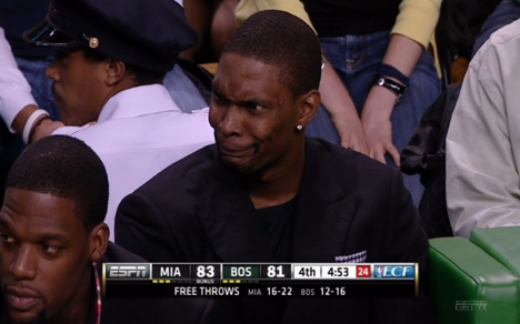 Chris Bosh Crazy Face | NBA FUNNY MOMENTS