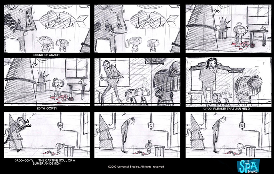Living Lines Library: Despicable Me (2010) - Storyboards