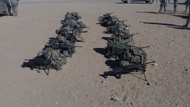 Master Sergeant Says...: Pictures from the M240B Qualification Range: