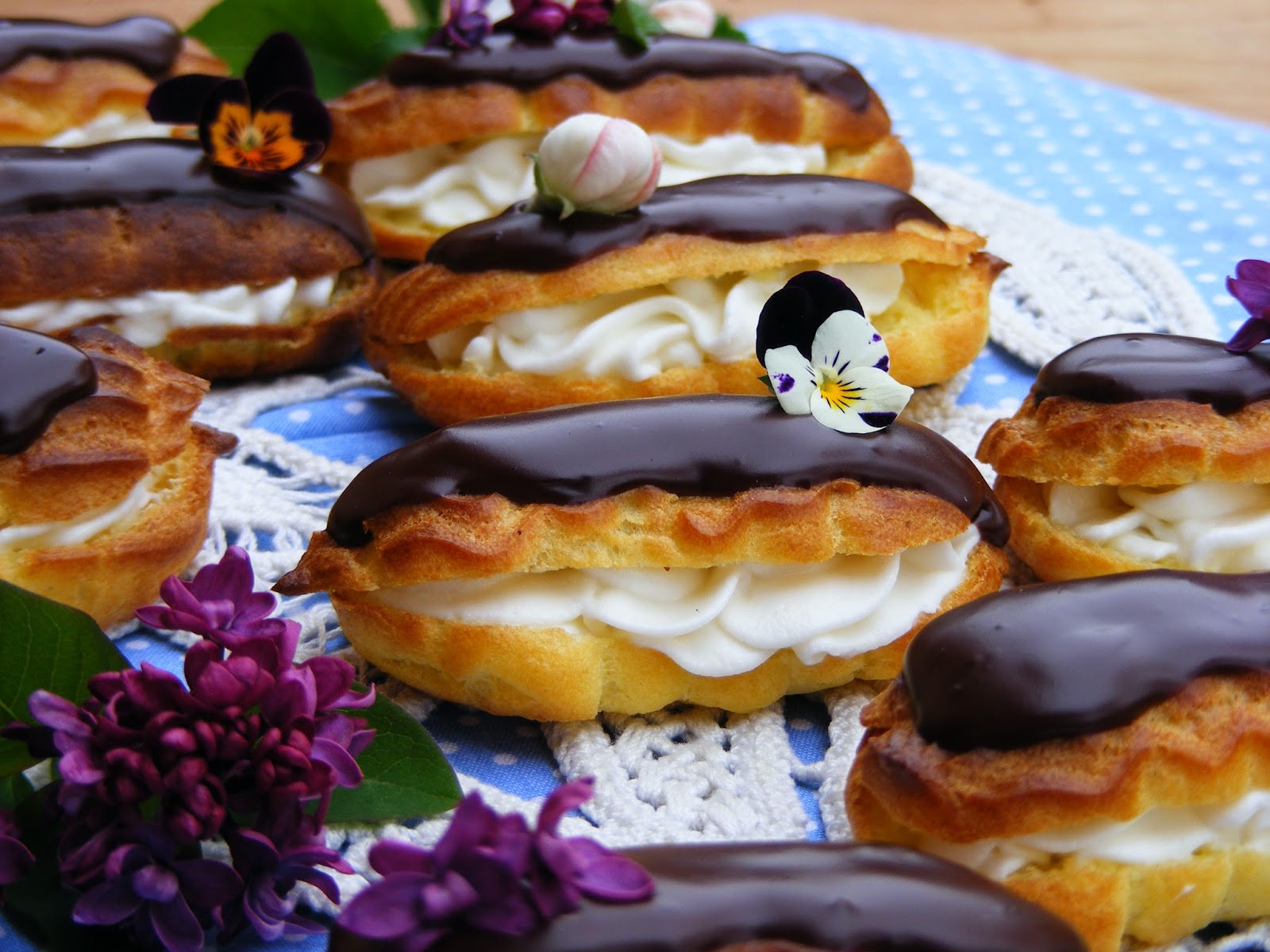 Makacska konyhája: Mini ekler fánk