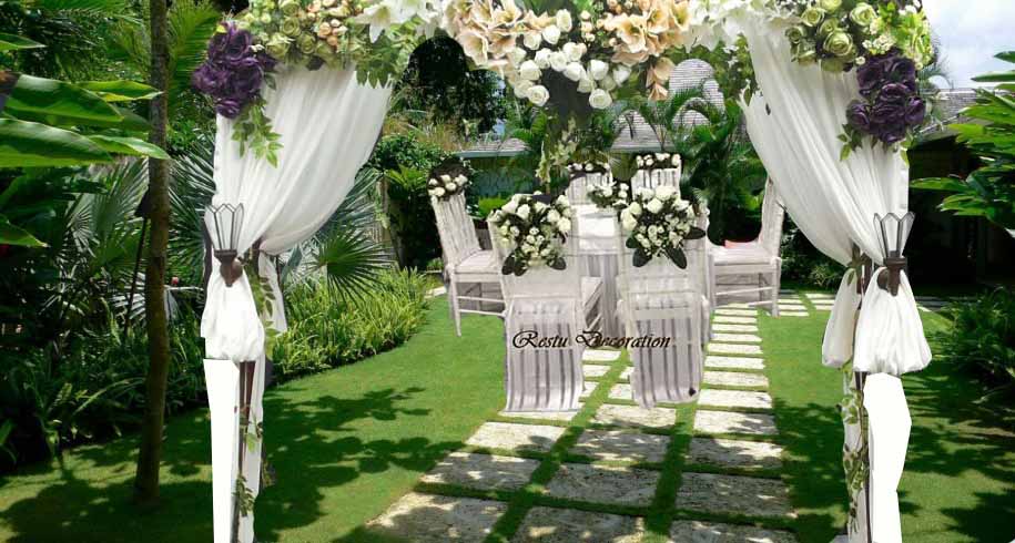 catering : akad nikah outdoor