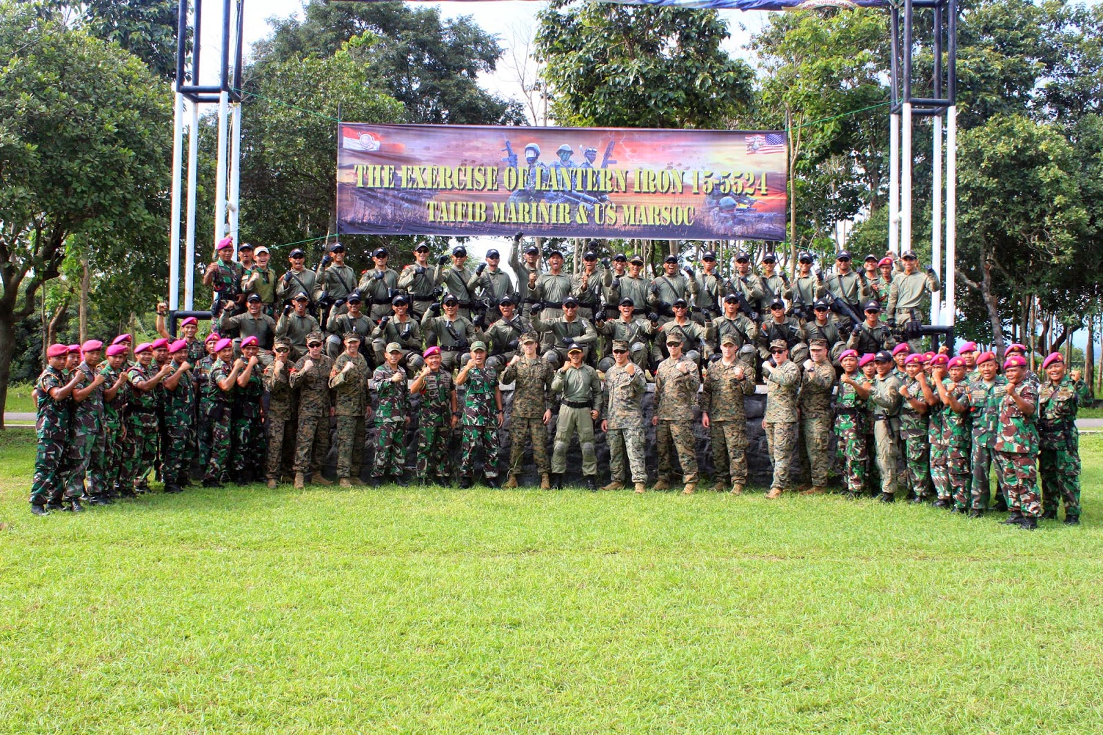 Korps Marinir TNI AL Latihan Bersama USMC | Strategi Militer Indonesia ...