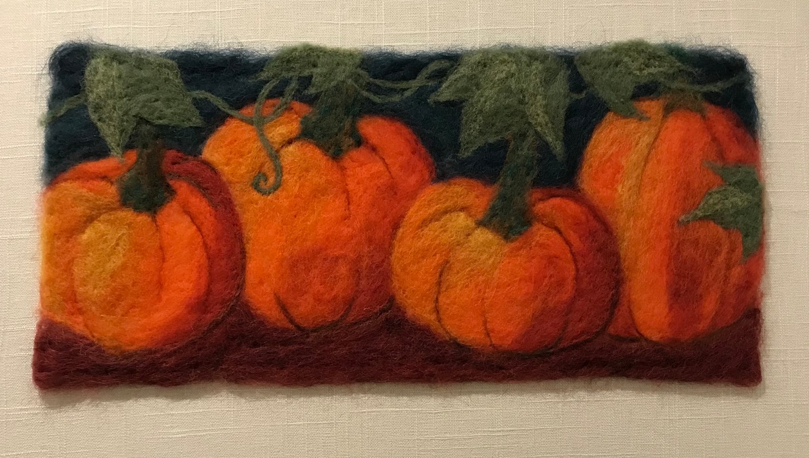 Joyful Puttering: Collecting Creating Connecting: Wool Paintings