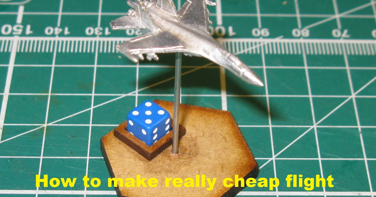 Jim's Wargames Workbench: Home Made Flight Stands How to..?