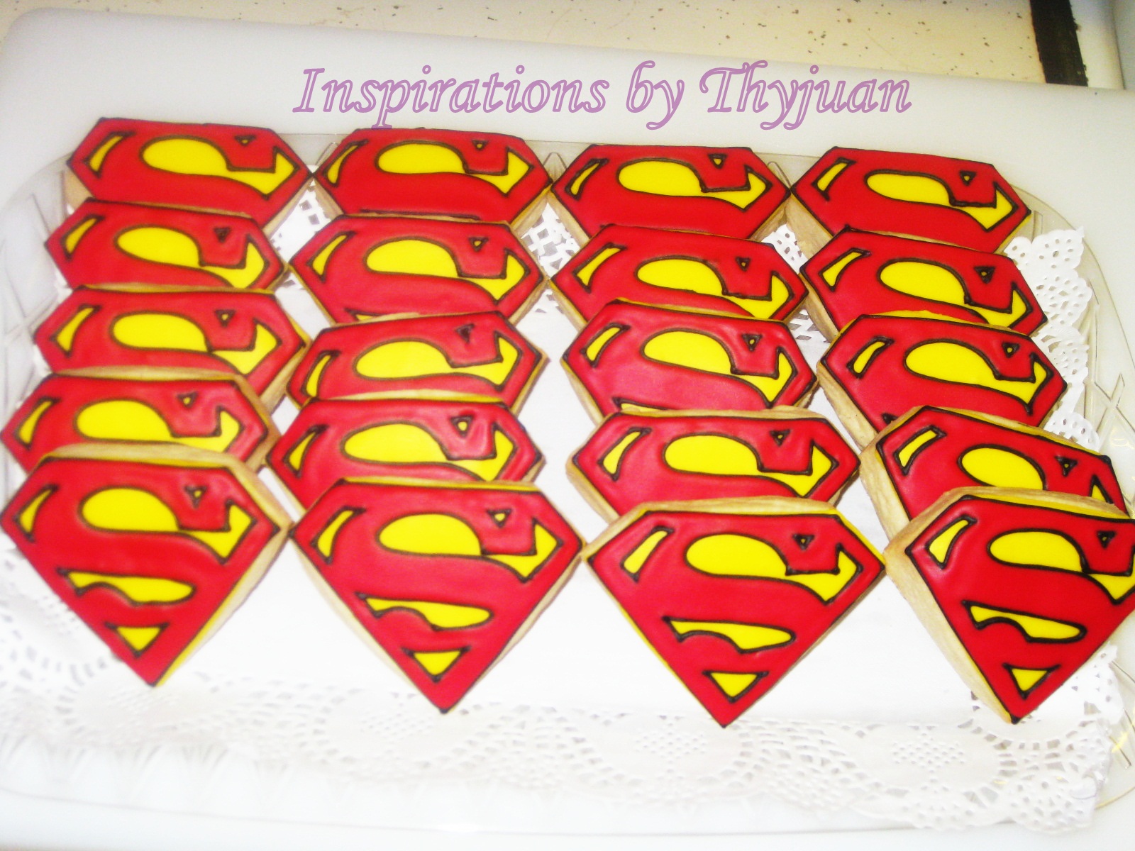 Inspirations by Thyjuan LLC.: Superman Cookies