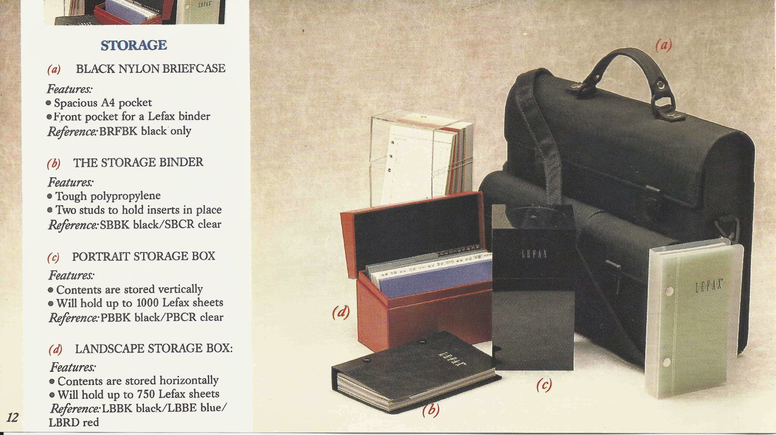 Philofaxy: Lefax 1992 Full Catalogue