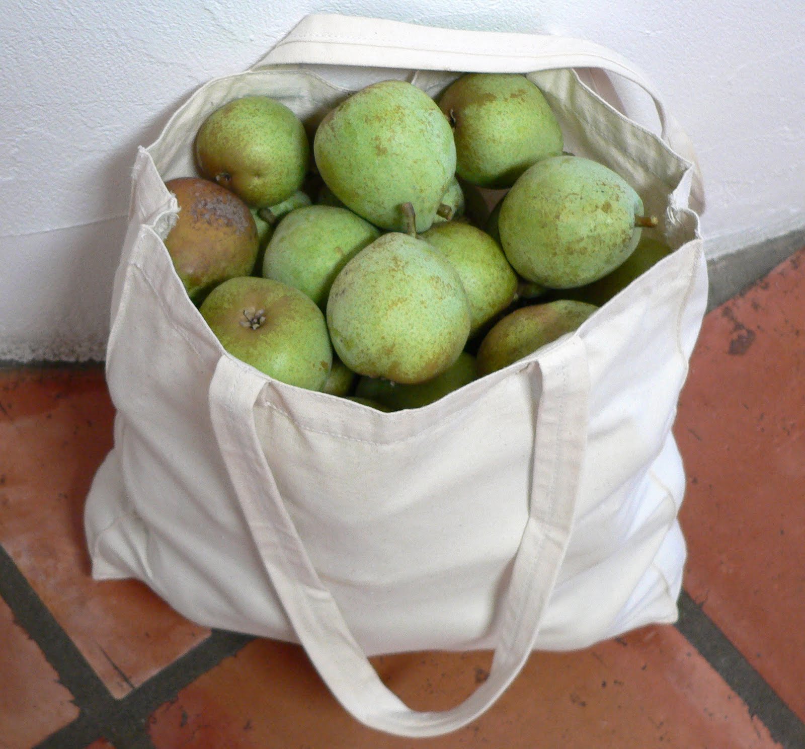 Inside the artisan: First harvest of September - Green Anjou Pears