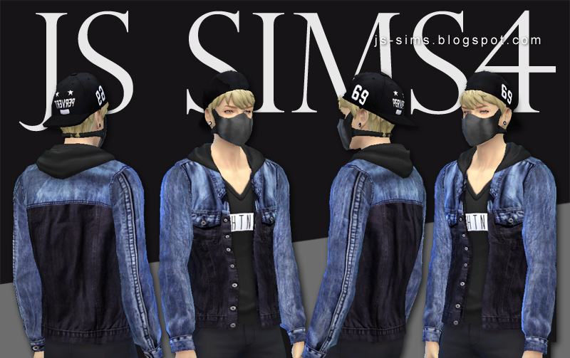 [JS SIMS 4] Color Washed Denim Jacket－JS SIMS｜痞客邦