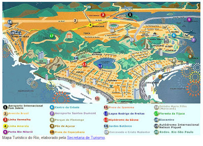 El hispanocarioca: Barrios turísticos de Rio