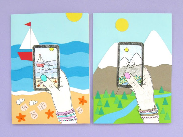 Bugs and Fishes by Lupin: Smartphone Snaps: DIY Travel Notecards Tutorial