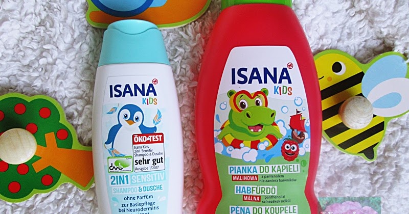 Isana Kids: Pianka do kąpieli malinowa, Szampon i żel pod prysznic